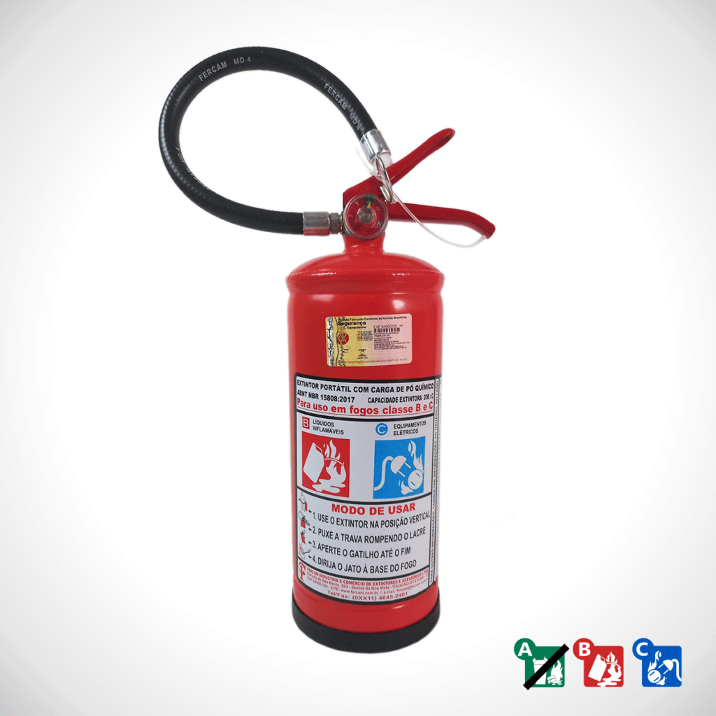 EXTINTOR PÓ ABC 8KG – Equipamentos Contra Incêndios